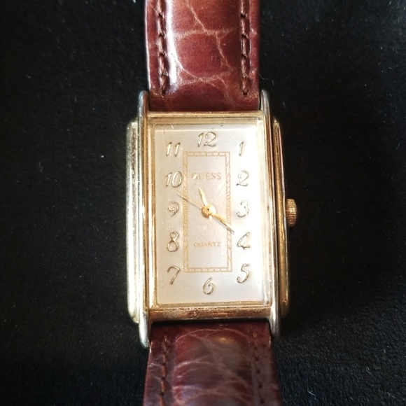 Guess | Jewelry | Vintage Guess Tank Watch | Poshmark